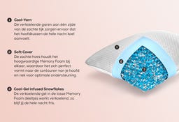 Aanpasbaar Hoofdkussen The Cool One - Blijf Fris!